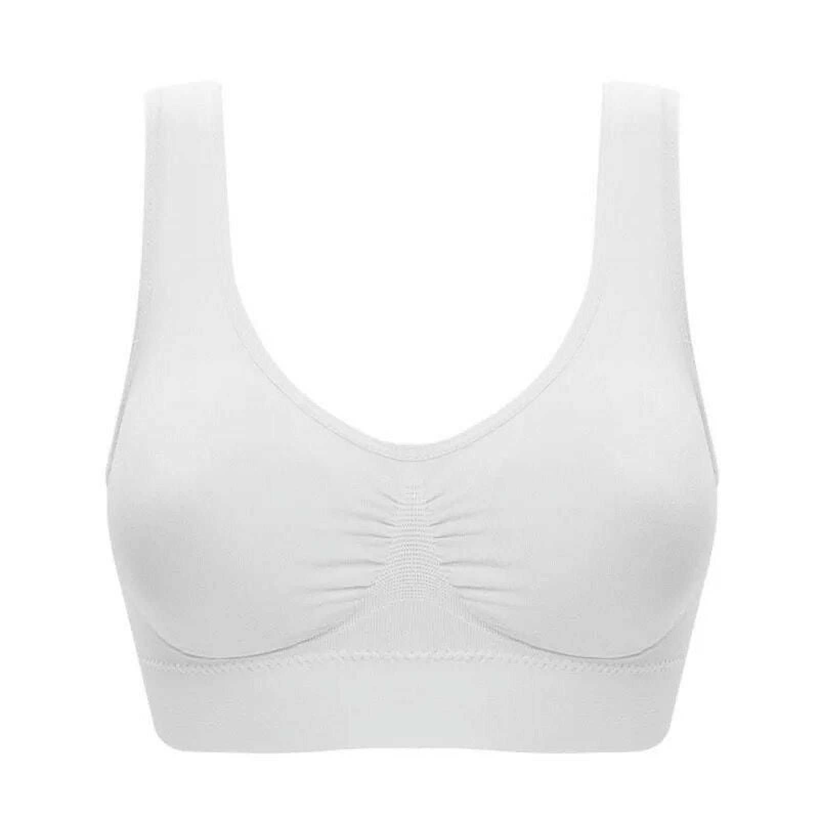 Large Size Seamless Racerback Sports Bra - No Padding No Wire ...