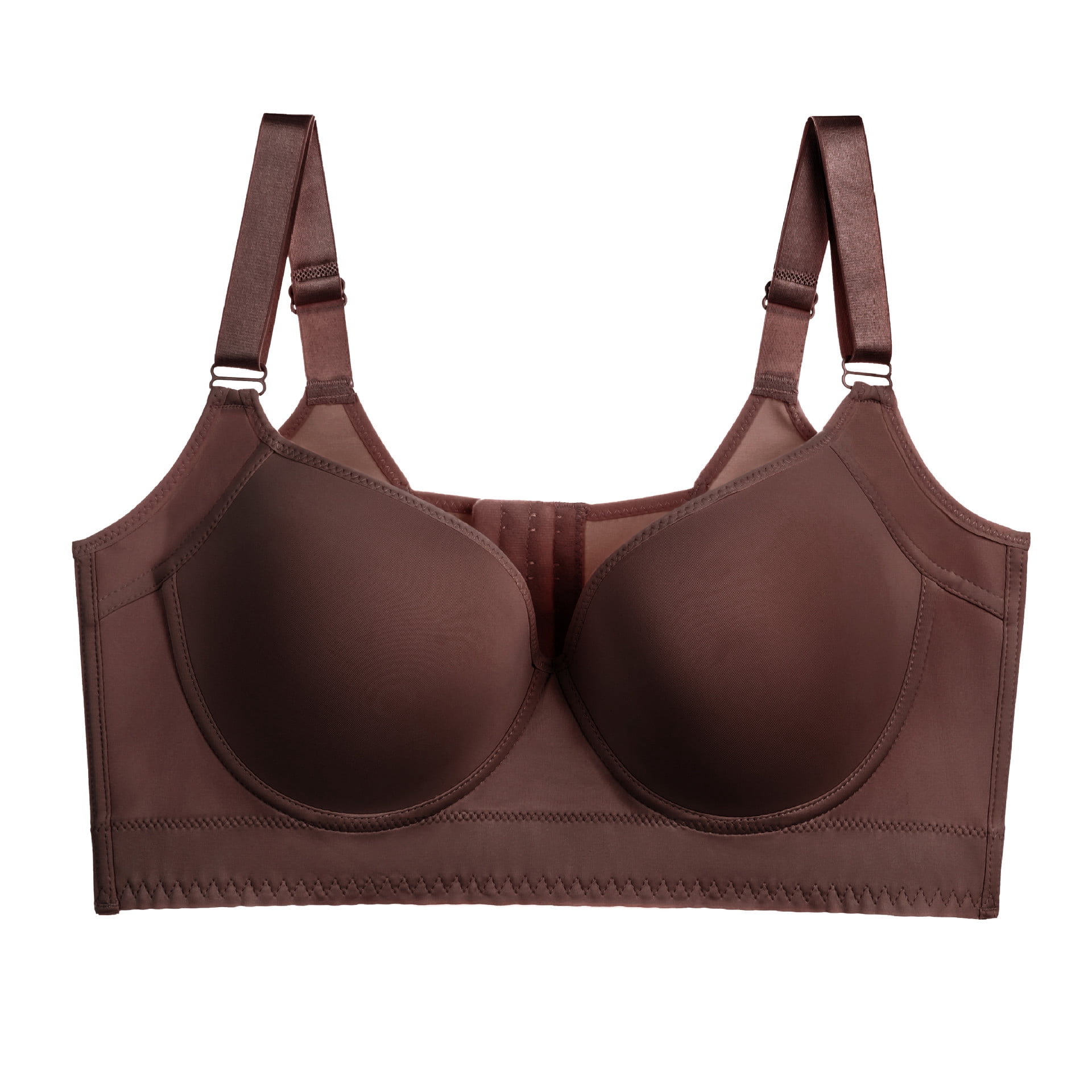 Large Size Thin Seamless Steel Ring Glossy Intimates Push-Up Adjustable ...