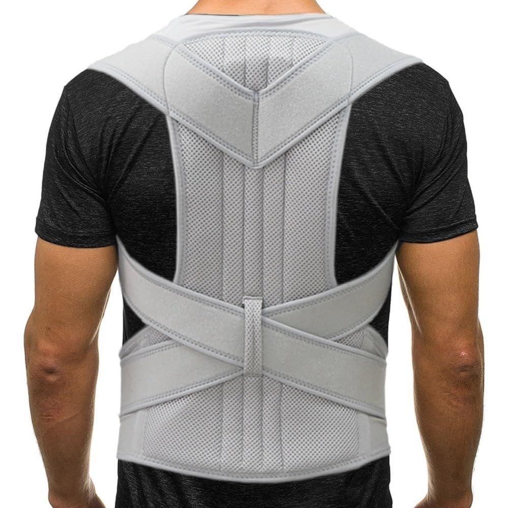Large Size XS-5XL Adjustable Scoliosis Posture Corrector Full Back ...