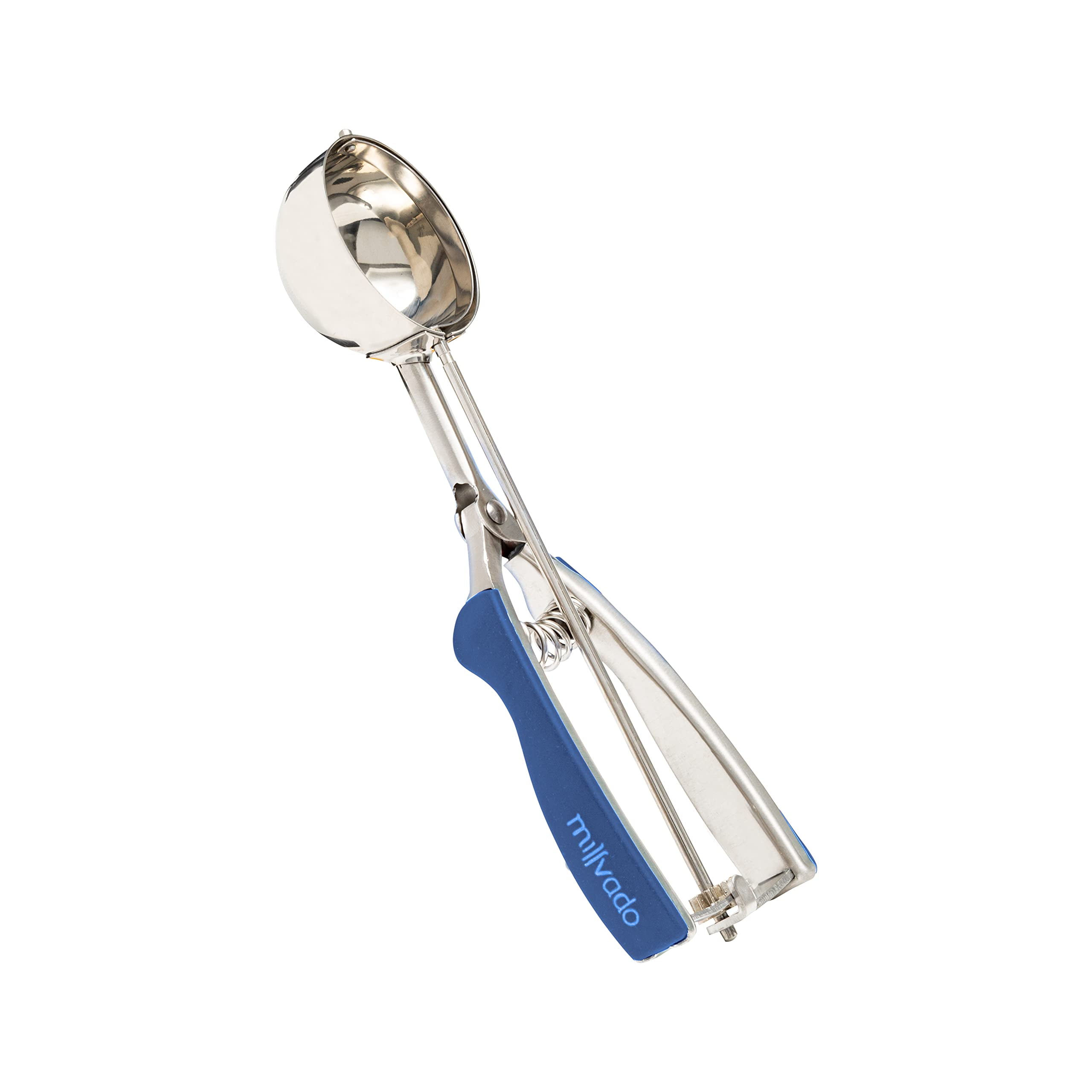 Millvado Stainless Steel Ice Cream and Cookie Scoop | Large Sized, With ...