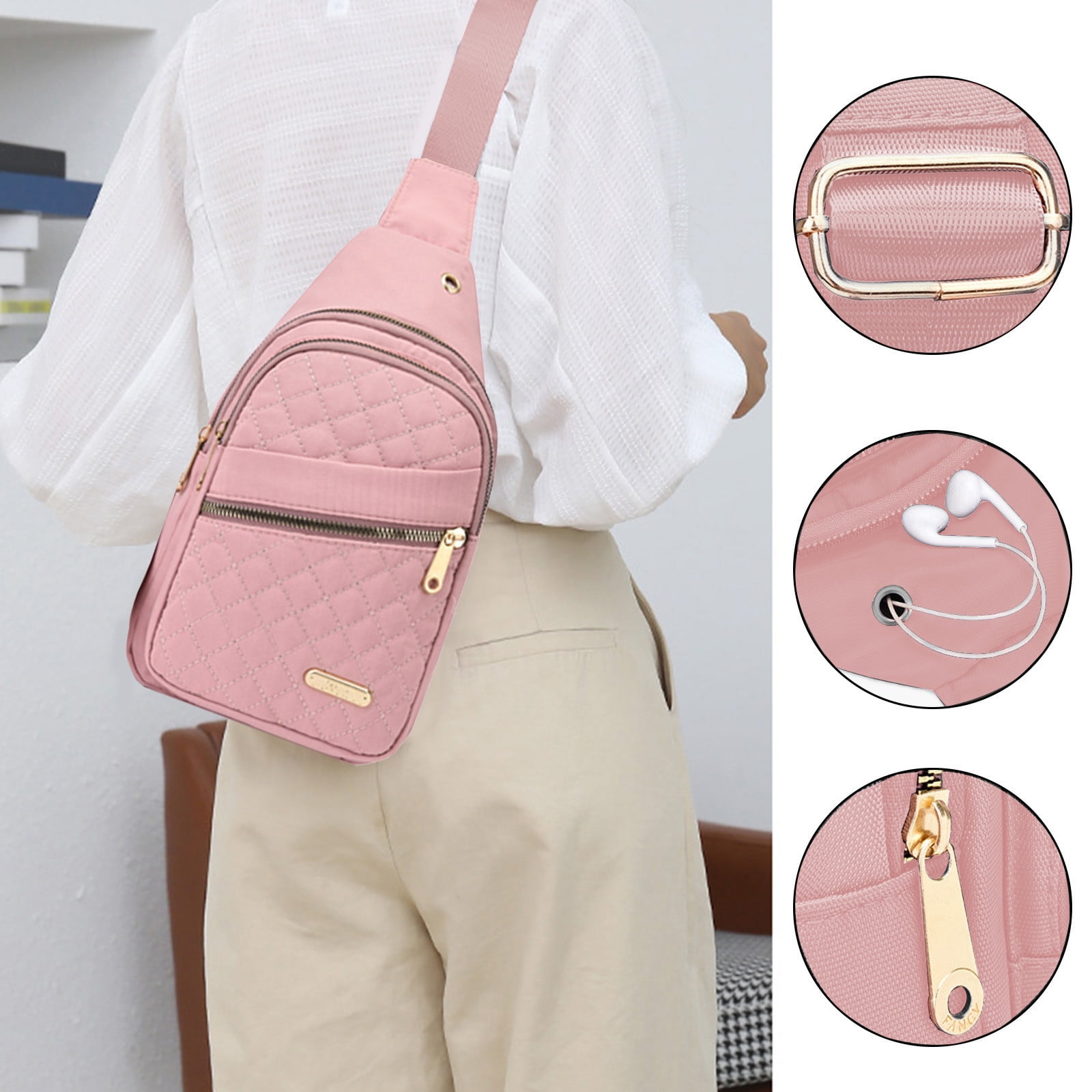 Large Sling Bag, Crossbody Sling Bag for Women & Men, Sling Chest Bag ...