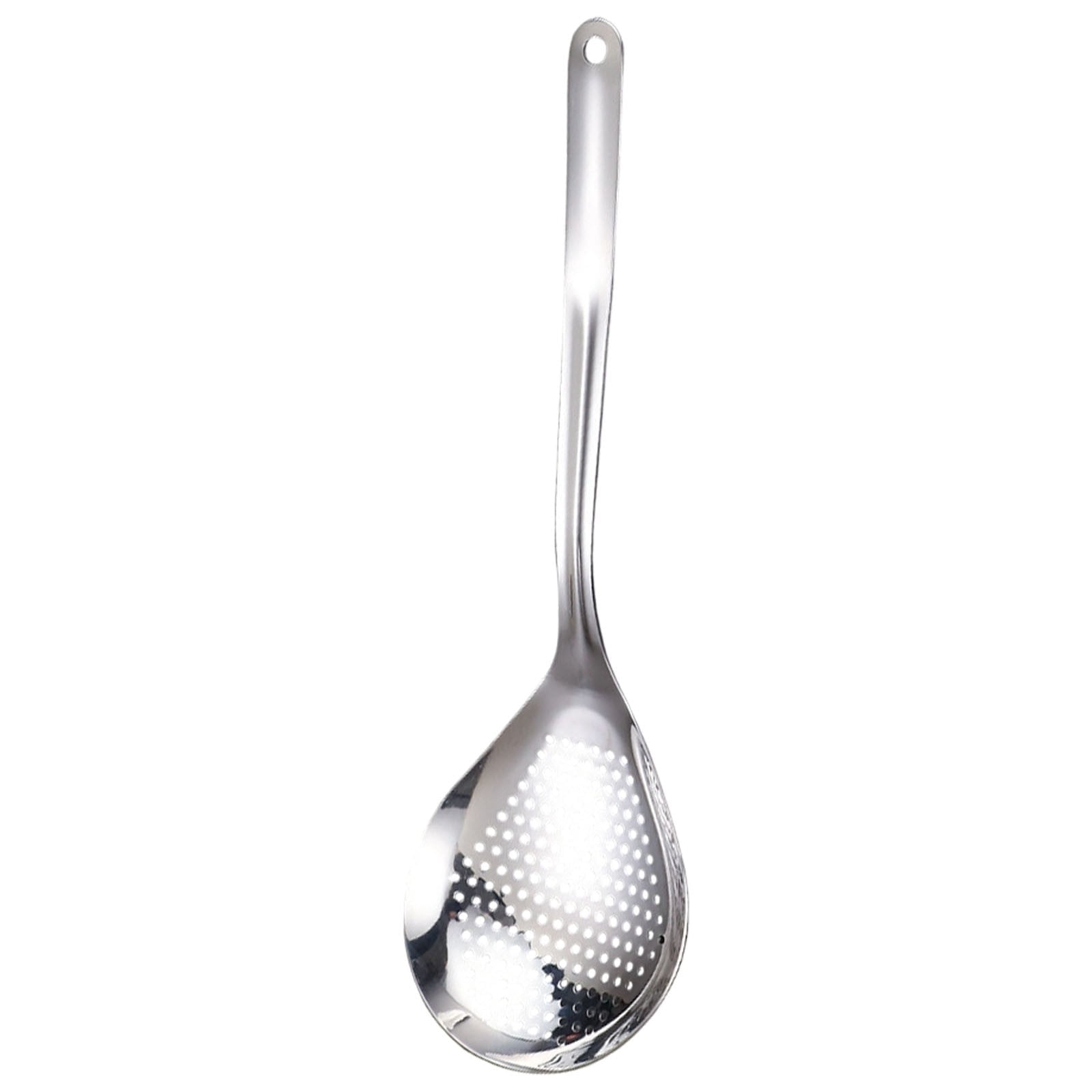 Large Slotted Spoon with Long Handle - 201 Stainless Steel Skimmer ...