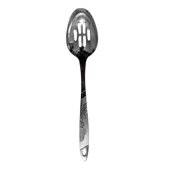 Large Slotted Spoon Stainless Steel Serving Spoon for Cooking, 12.5 ...