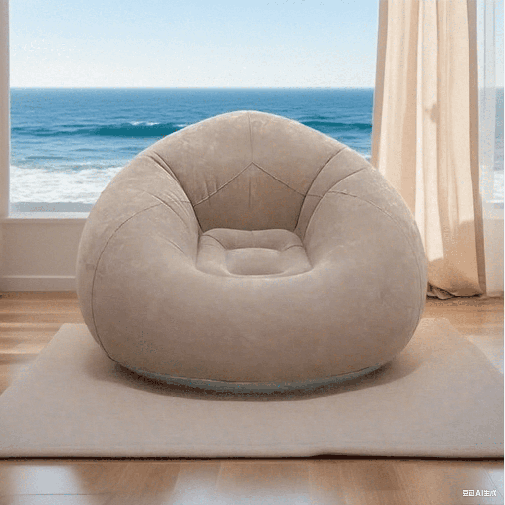 Large Slouchy Inflatable Sofa Chairs PVC Lounger Seat Bean Bag Sofas ...