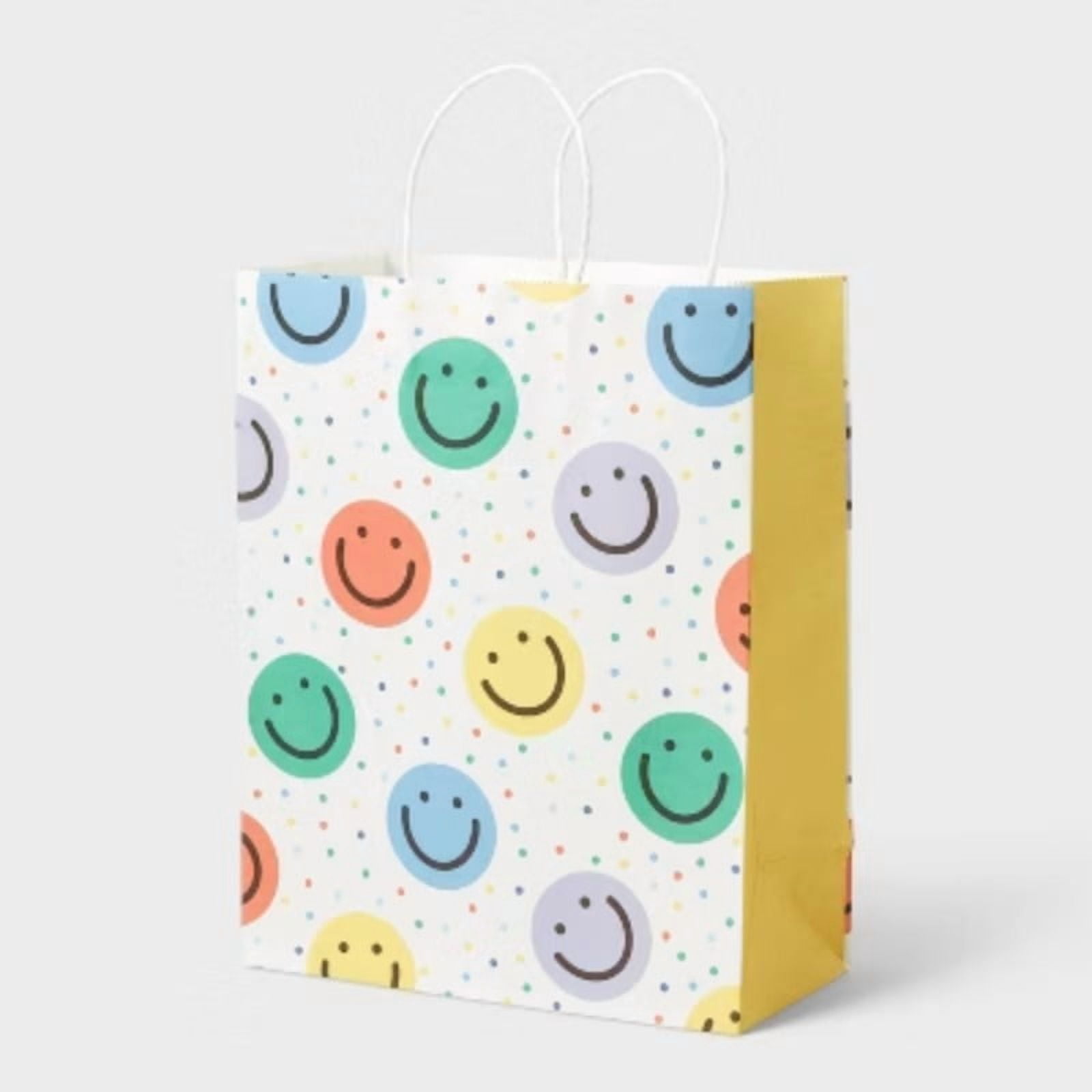 Large Smileys and Dots Gift Bag - Walmart.com
