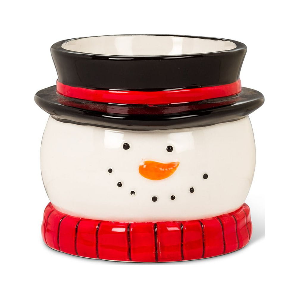 Large Snowman Head Planter - Walmart.com
