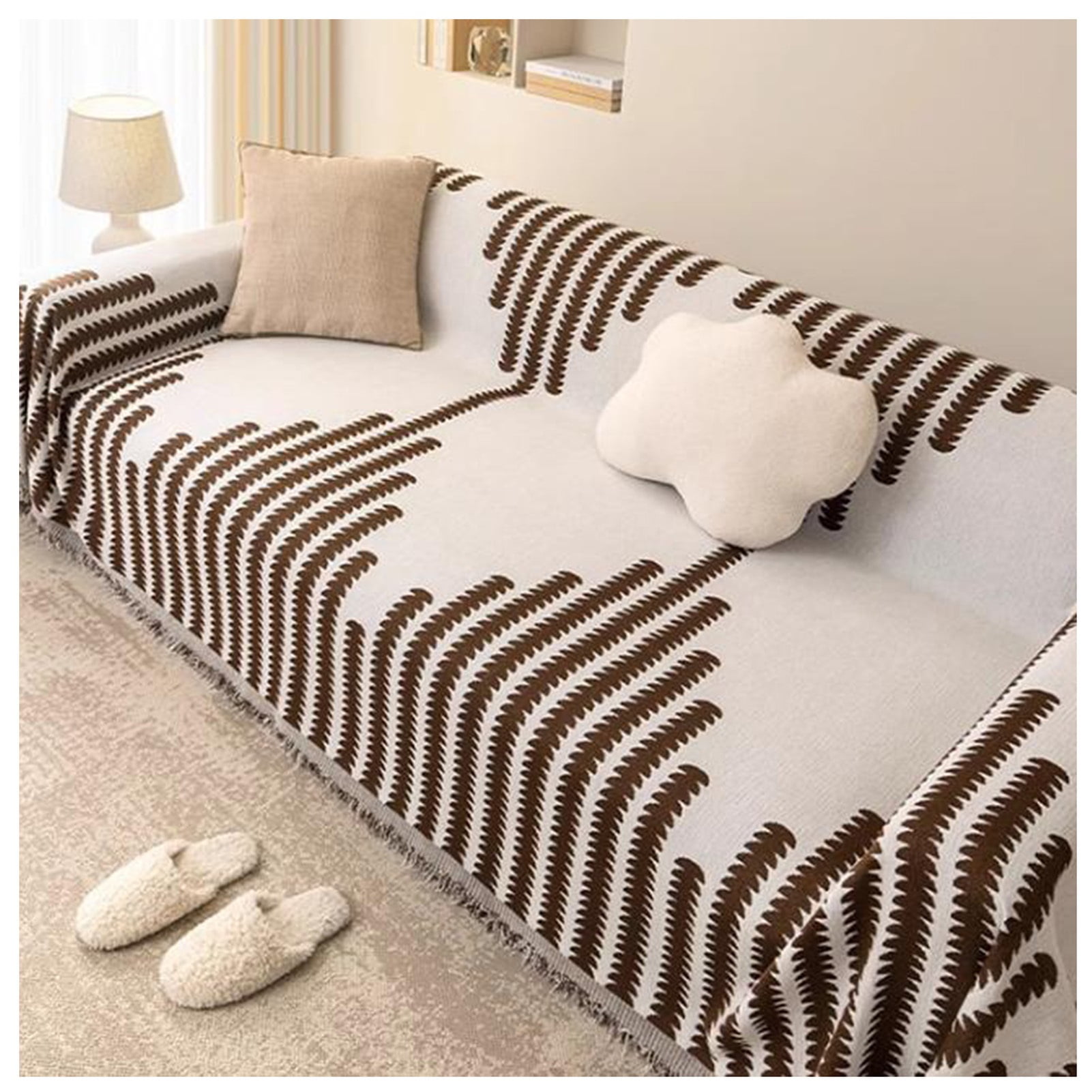 Large Sofa Throws,Chenille Non Slip Sofa Throws,Reversible Sofa Quilt ...