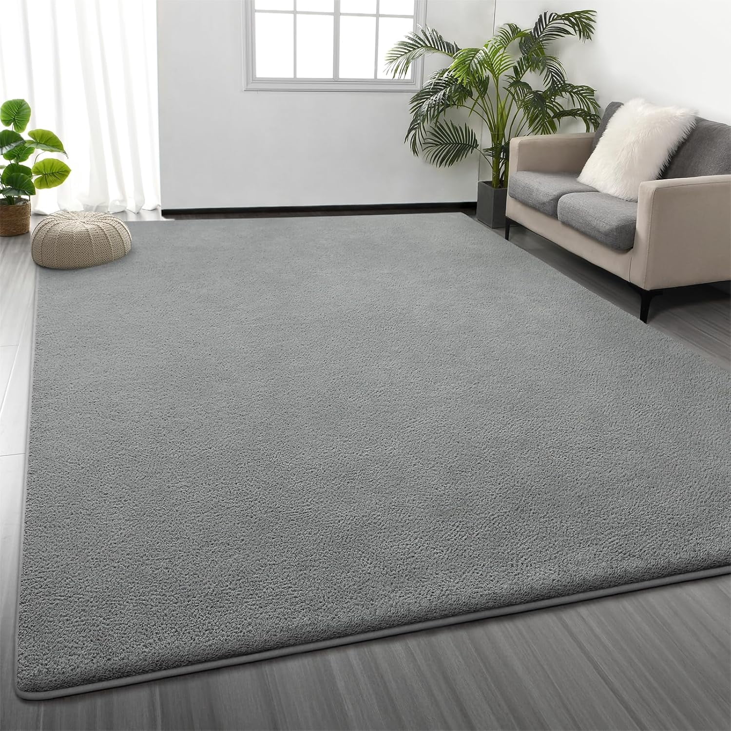 Large Soft Rugs for Living Room, 6 x 9 Ft Thickened Memory Foam Area ...