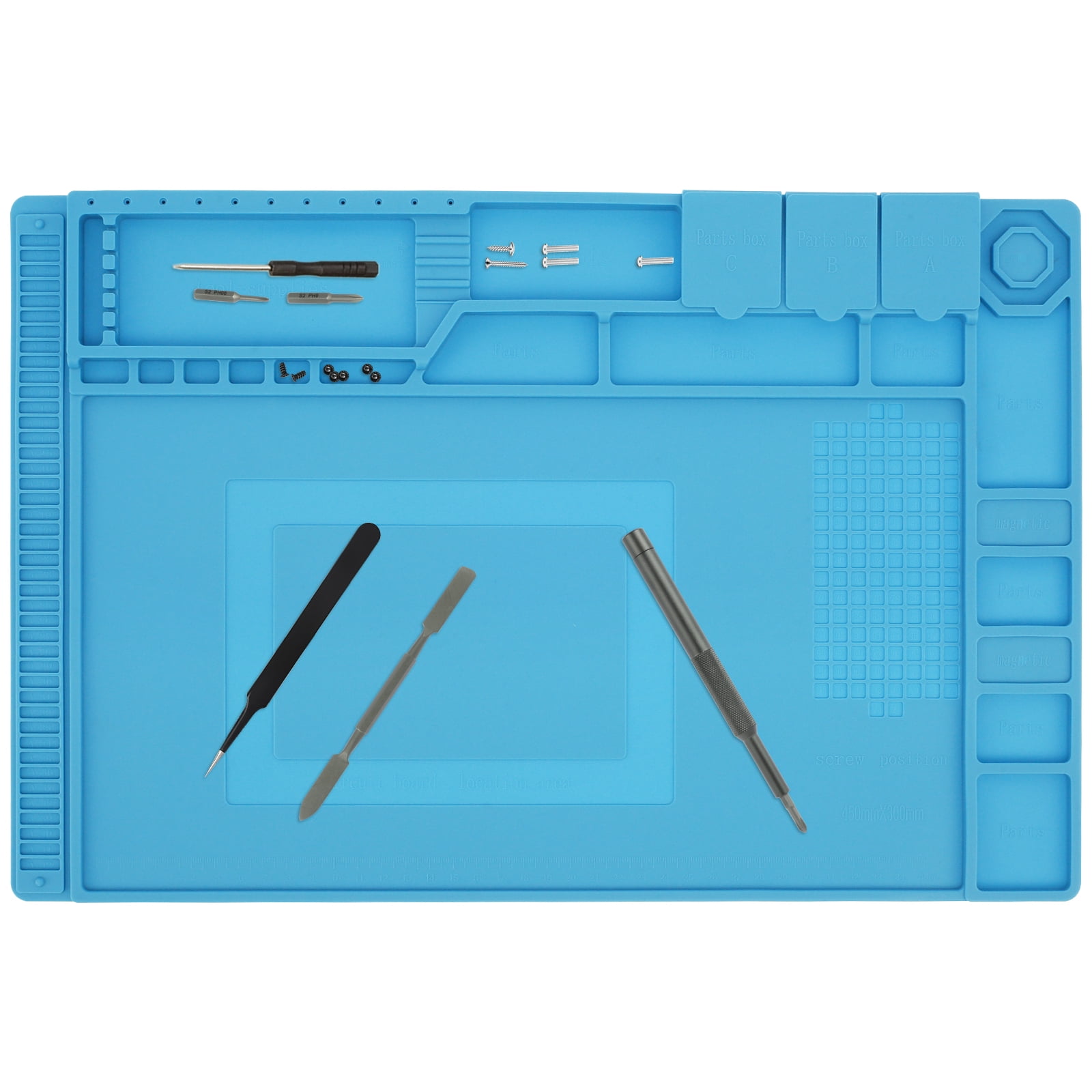 Large Soldering Mat 17.7inch Heat Resistant Silicone Repair Mat ...