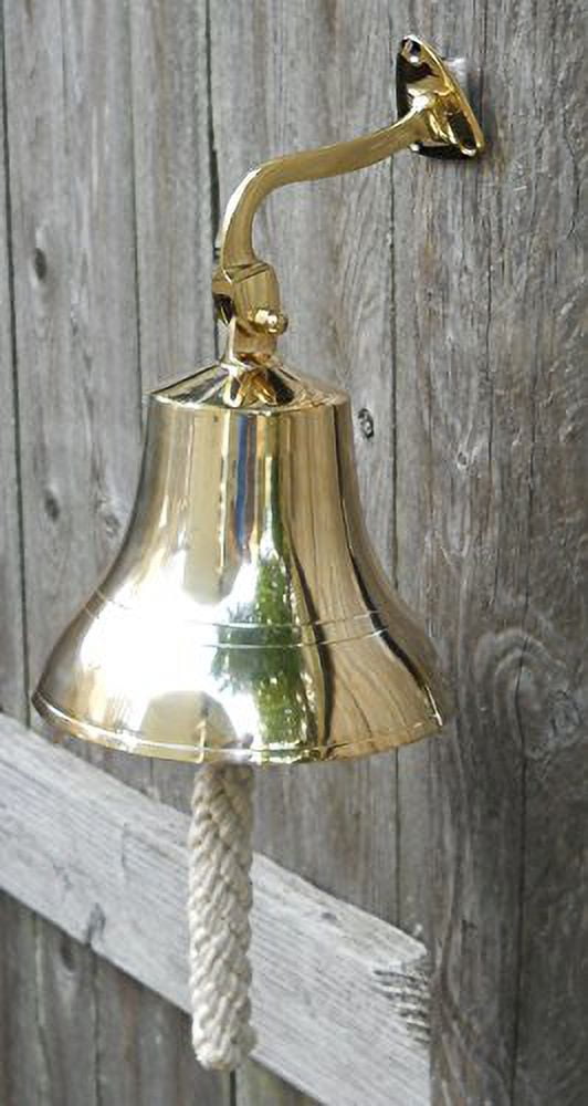 Large Solid Brass Bell - Walmart.com