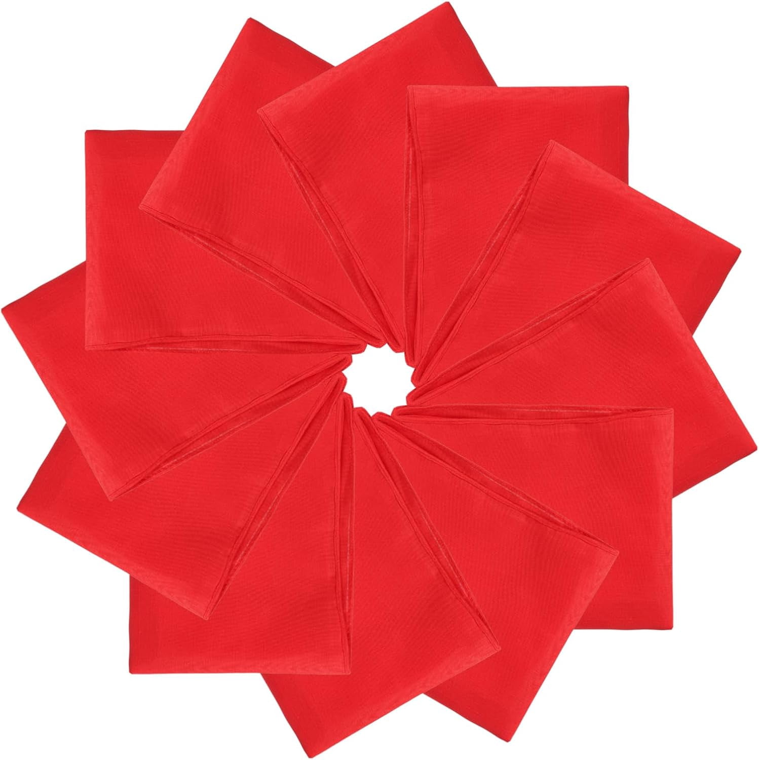 Large Solid Color Bandanas, Bulk Blank Head Bandannas Multifunctional ...