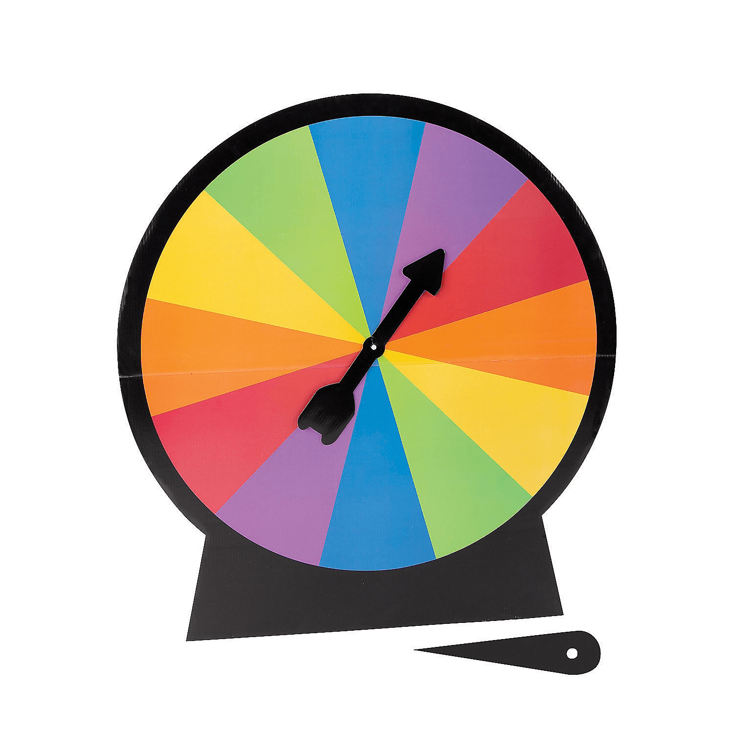 Large Spinner Wheel Standup - Party Decor - 1 Piece - Walmart.com