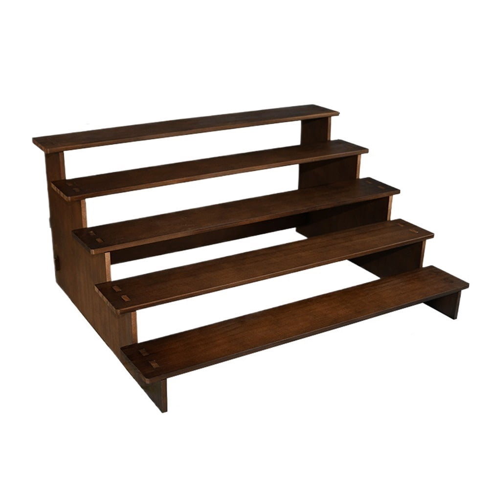 Large Splicable Vintage Solid Wood Ladder Jewelry Display Rack Five ...