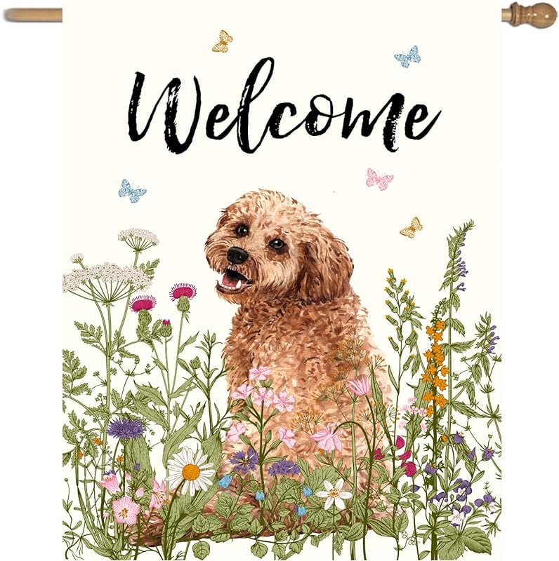 Large Spring Summer House Flags 28x40 Double Sided Bluebird Garden Flag ...