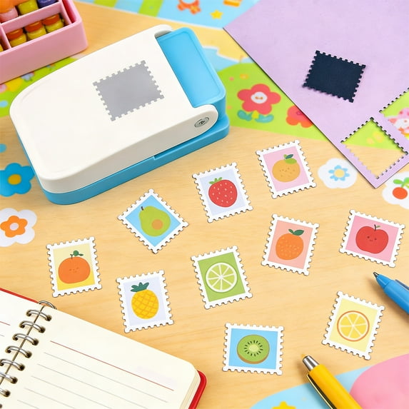 Large Square Craft Punch, Handmade Hole Punch Stamp & Embosser ...