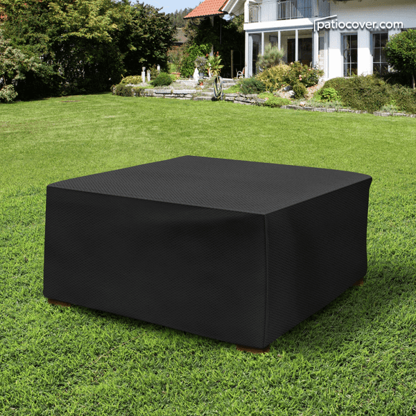 Large Square Outdoor Side Table or Ottoman Cover - Outdoor Square Table ...