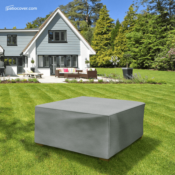 Large Square Outdoor Side Table or Ottoman Cover - Outdoor Square Table ...