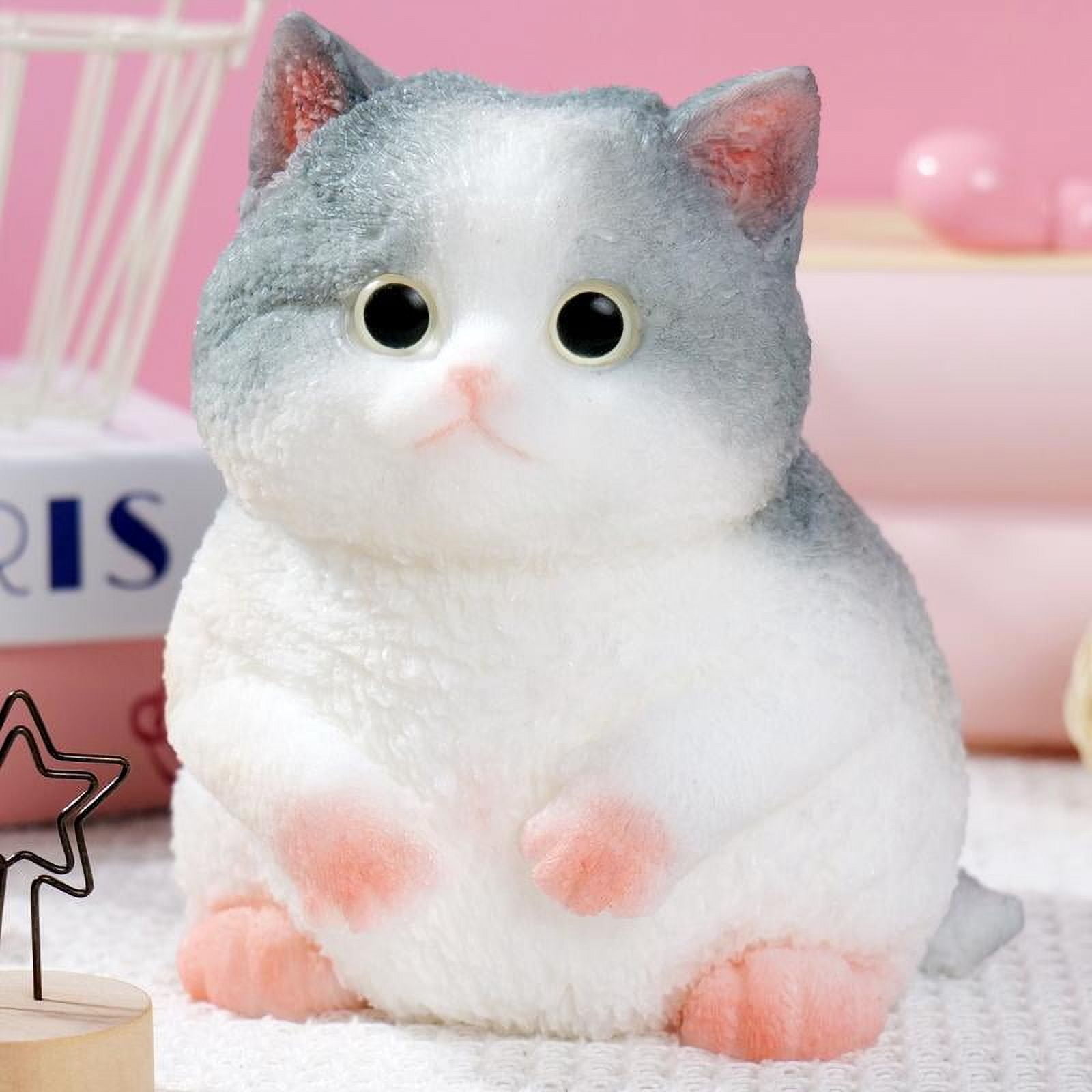 Large Squishy Cat Squishy Dog Handmade Cute Cat DIY Squeeze Toy ...