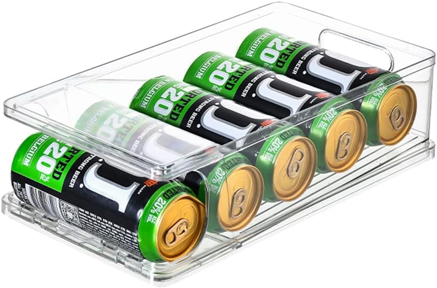 Large Stackable Soda Can Organizer for Refrigerator, Fridge Can ...