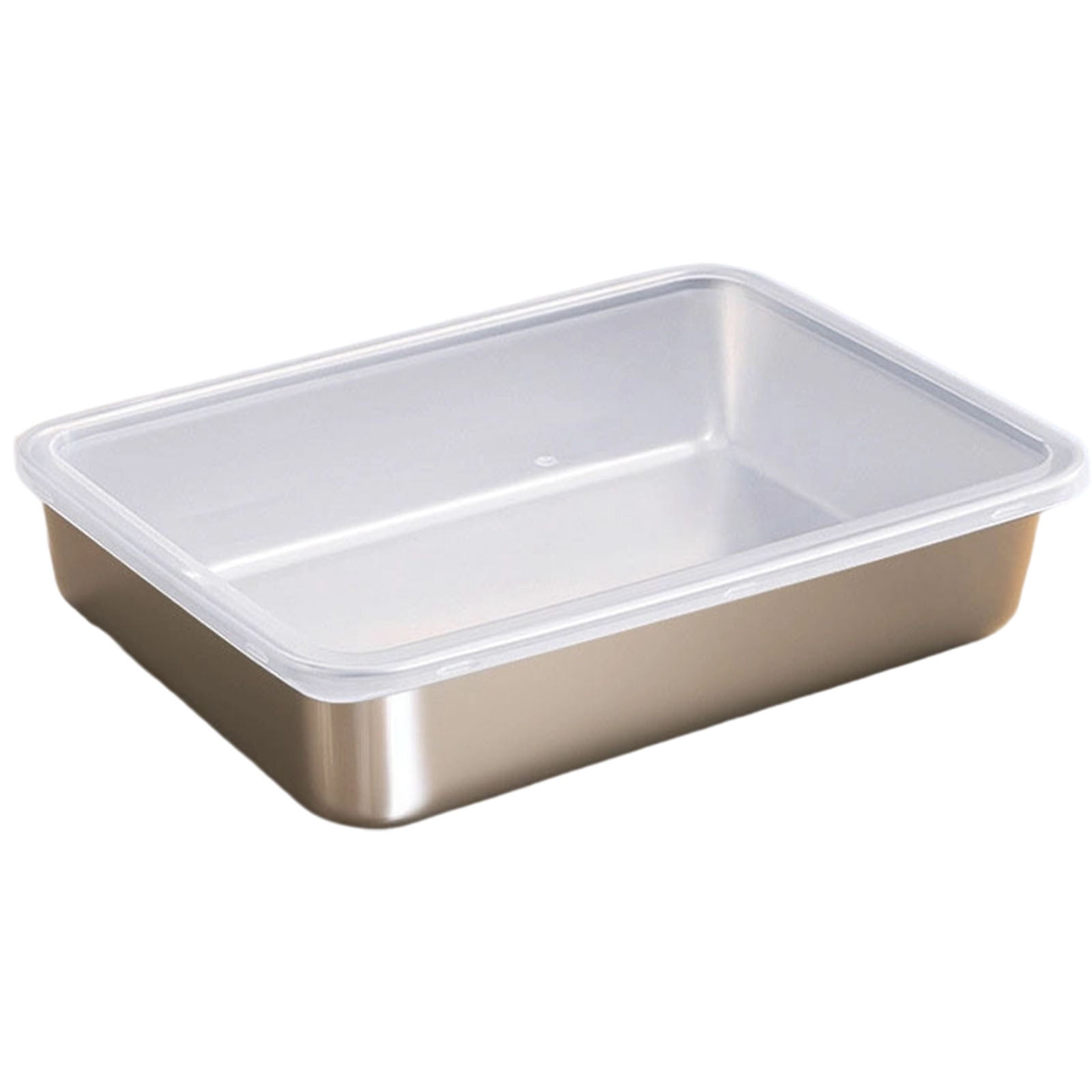 Large Stainless Steel Food Containers Rectangle Food Storage Box Leak ...