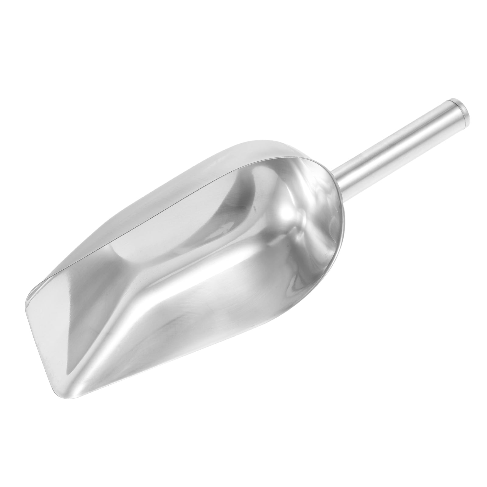 Large Stainless Steel Ice Scoops Metal Food Scoop Round Bottom Sugar ...