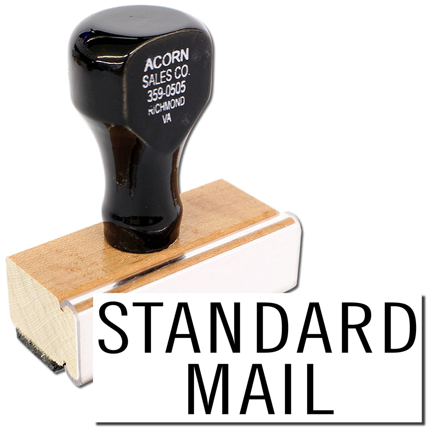 Large Standard Mail Stacked Rubber Stamp, Wooden Handle Rubber Stamp ...