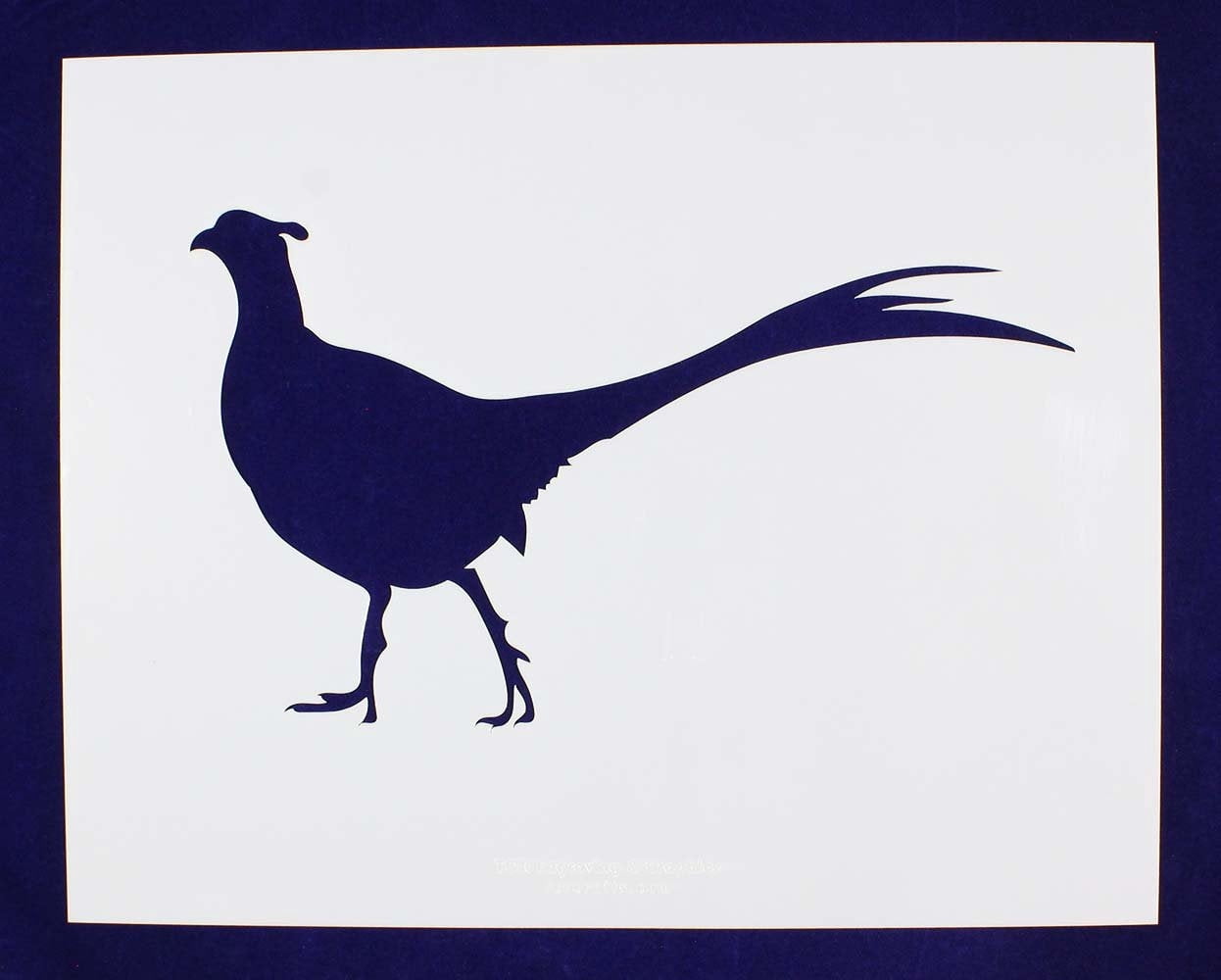 Large Standing Pheasant Stencil -1 pc -Mylar 14mil - Painting /Crafts ...