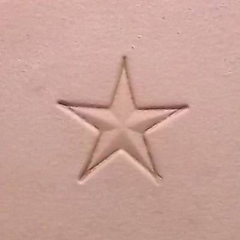 Large Star Leather Stamp 3/4" (19 mm) Z785 US Stamps - Walmart.com