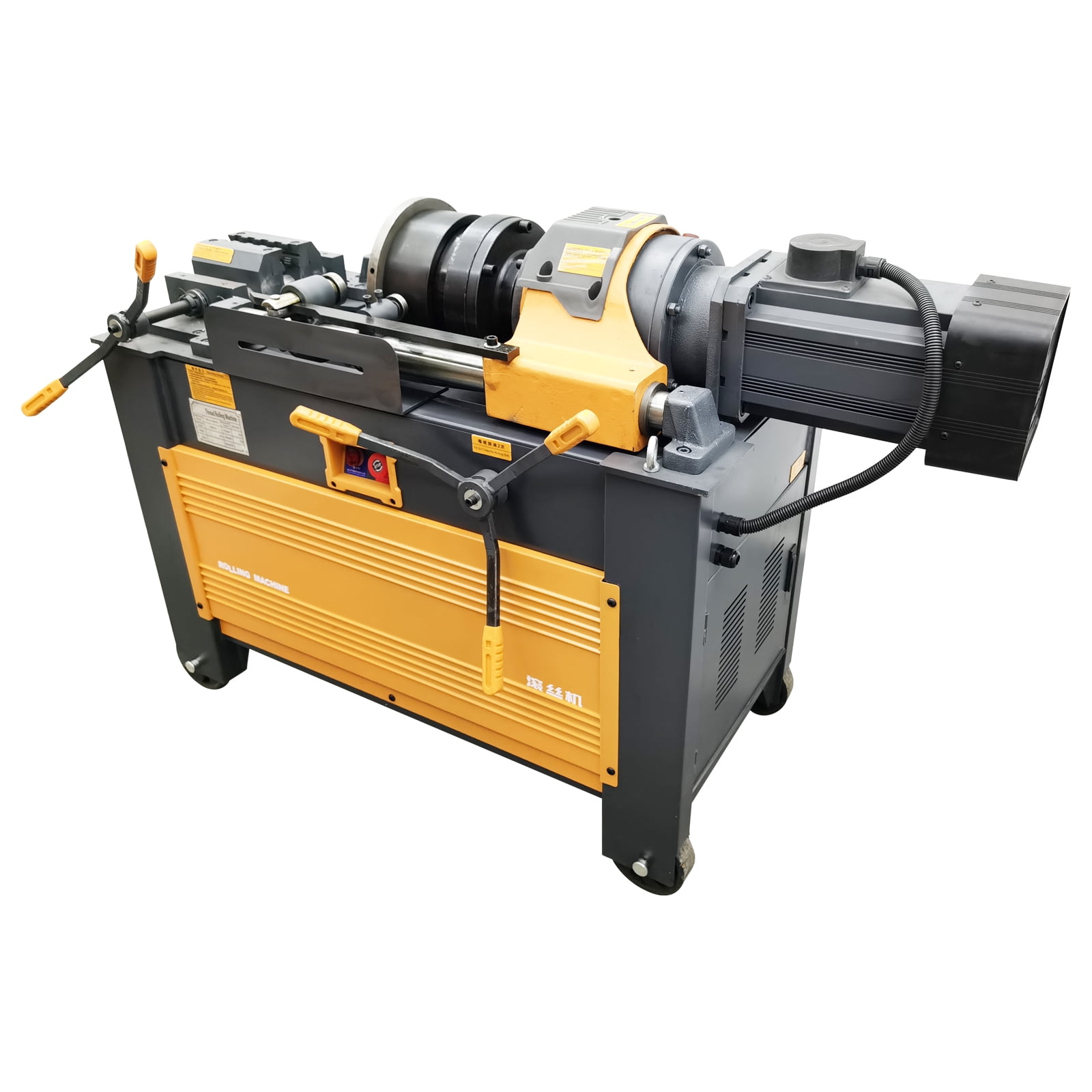 Large Steel Bar Straight Rolling Machine Thread Round Full Automatic ...