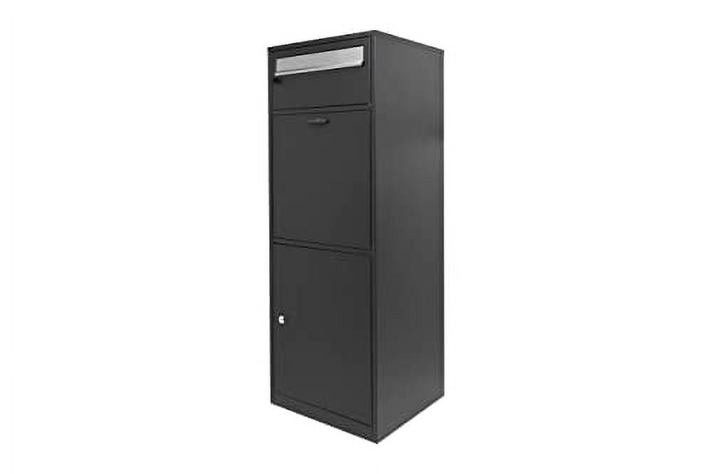 Large Steel Freestanding Floor Parcel Package Drop with Locking ...