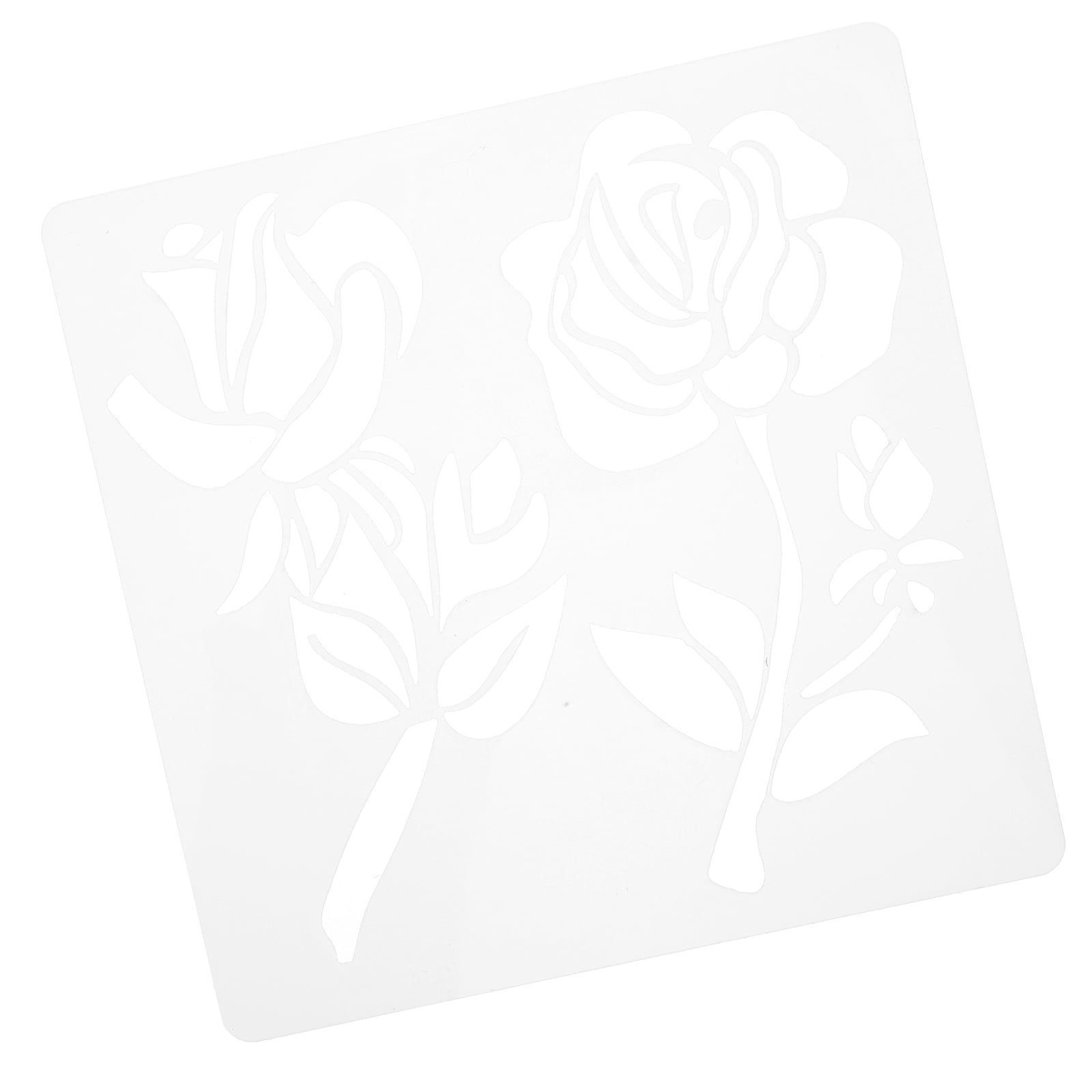 Large Stencils Hollow Spray Flower Stencil Wall Stencil Student 13X13CM ...