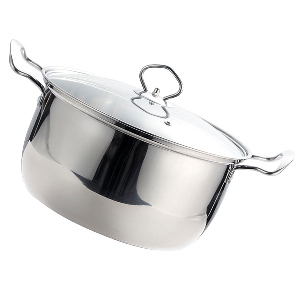 Large Stock Pot Double Handle Soup Pot Kitchen Cooking Pot Noodle ...
