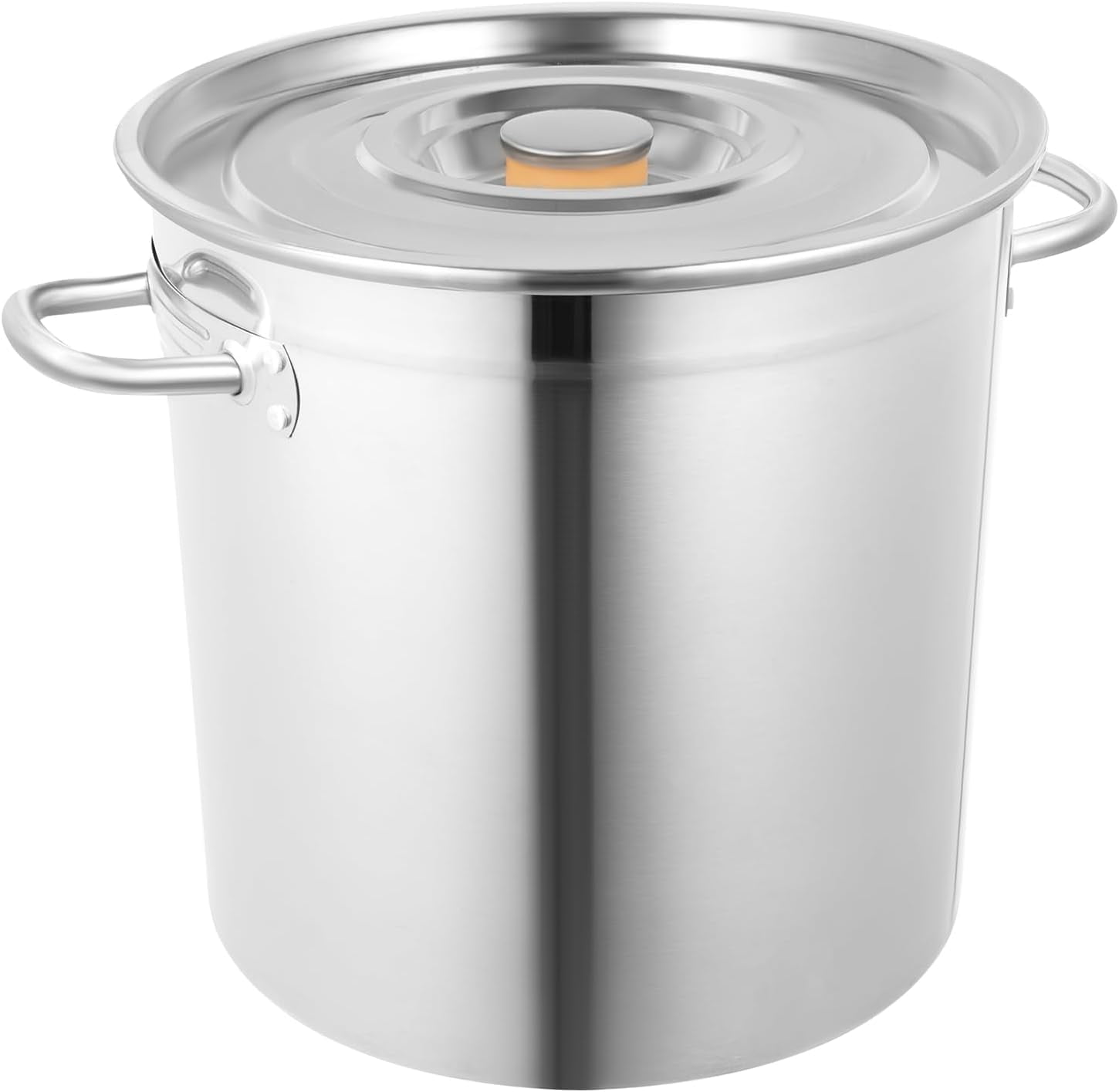 Large Stock Pot with Lid, 30 Quart Stockpot Stainless Steel Cooking Pot ...