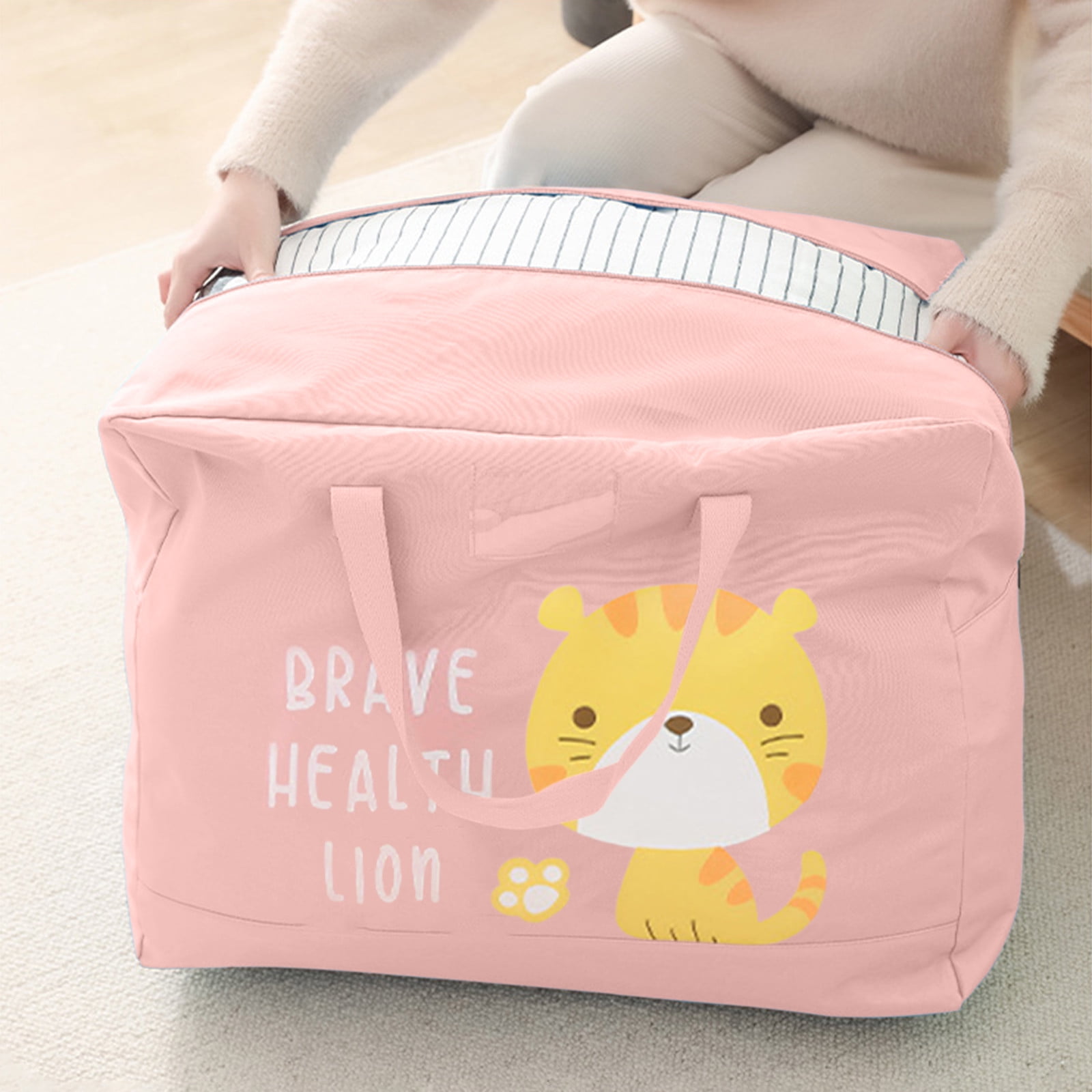 Large Storage Bag, 77L Capacity, Versatile Moving & Packing Tote, Water-Resistant, Foldable for ...