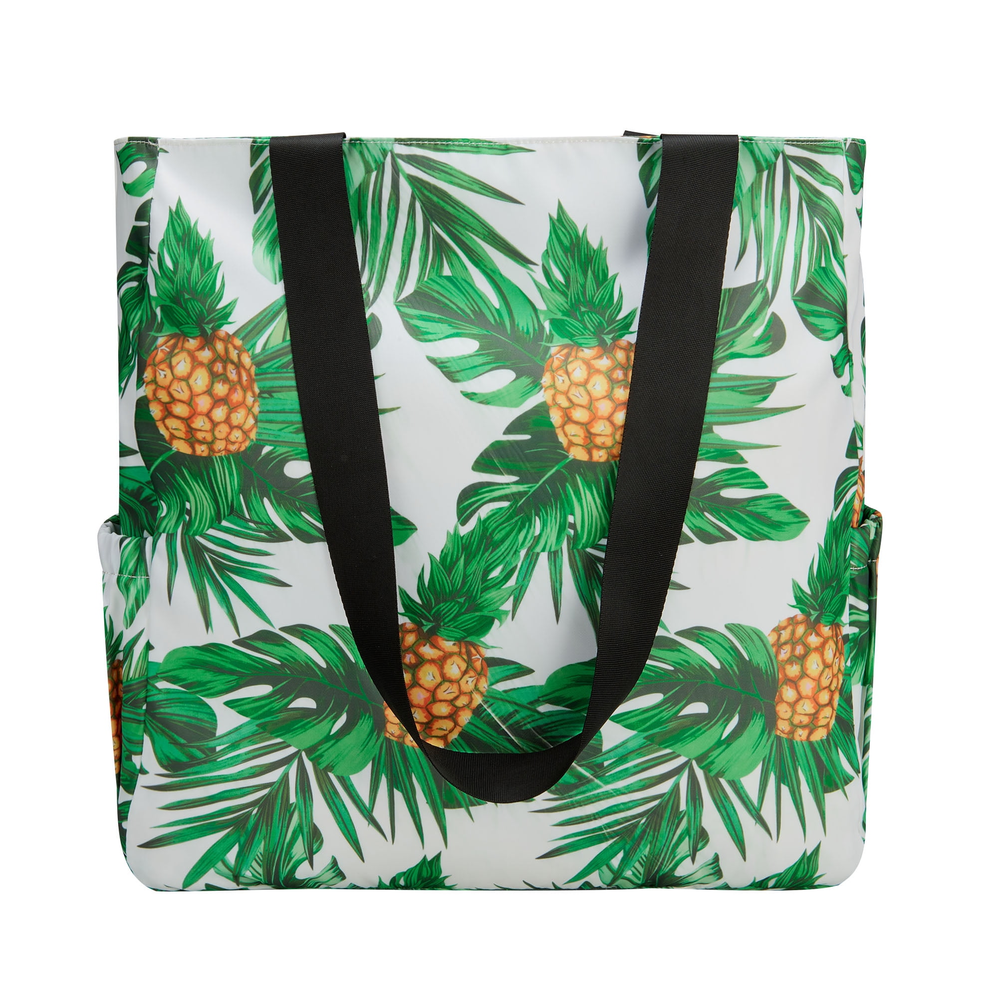 Large Summer Pattern Beach Bag Multifunction Top Zipper Closure ...