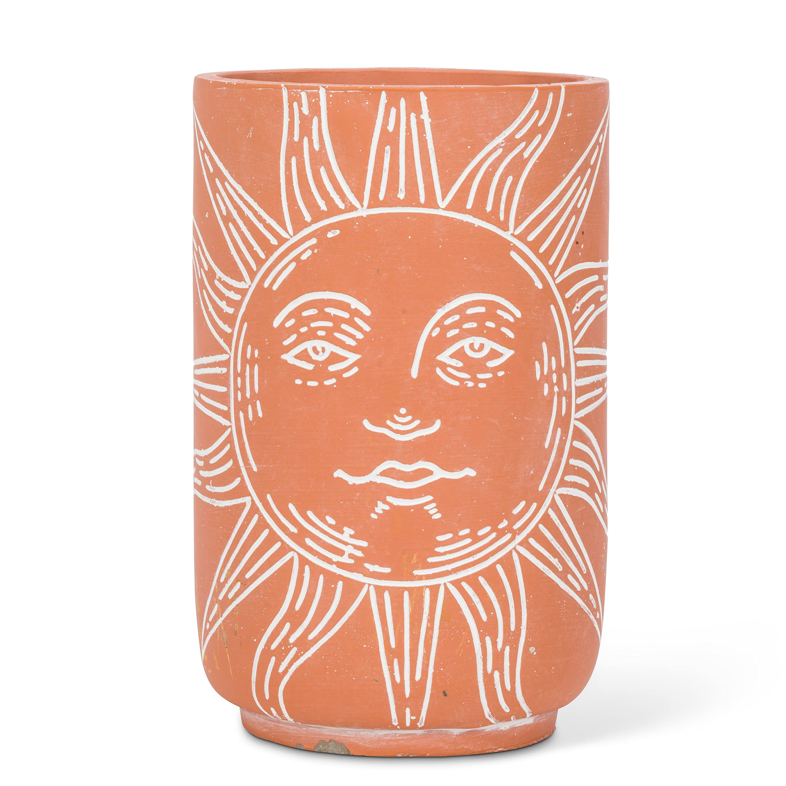 Abbott Collection Large Sun Face Vase/Cooler-9.5" H - Walmart.com