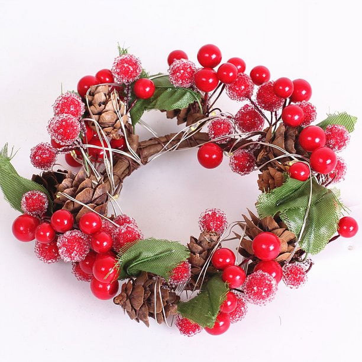 Large Super Thick Prelit Christmas Wreath Realistic Feel with Warm ...