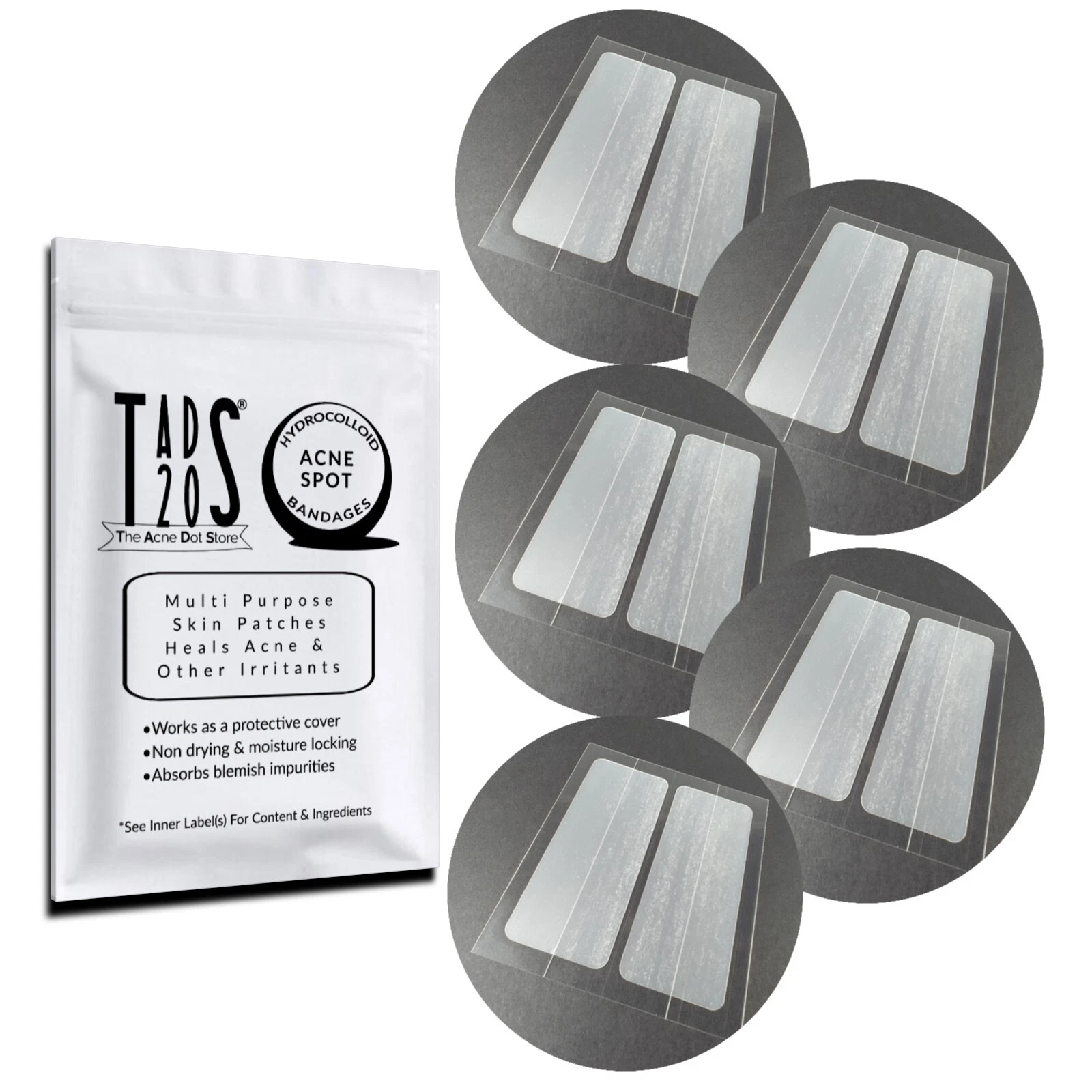 Large Surface Strips, Acne Strips, Rectangle Pimple Patches, Face Spot ...