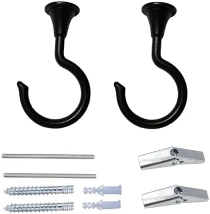 Large Swag Ceiling Hooks 2Sets Heavy Duty Swag Hook with Hardware for ...