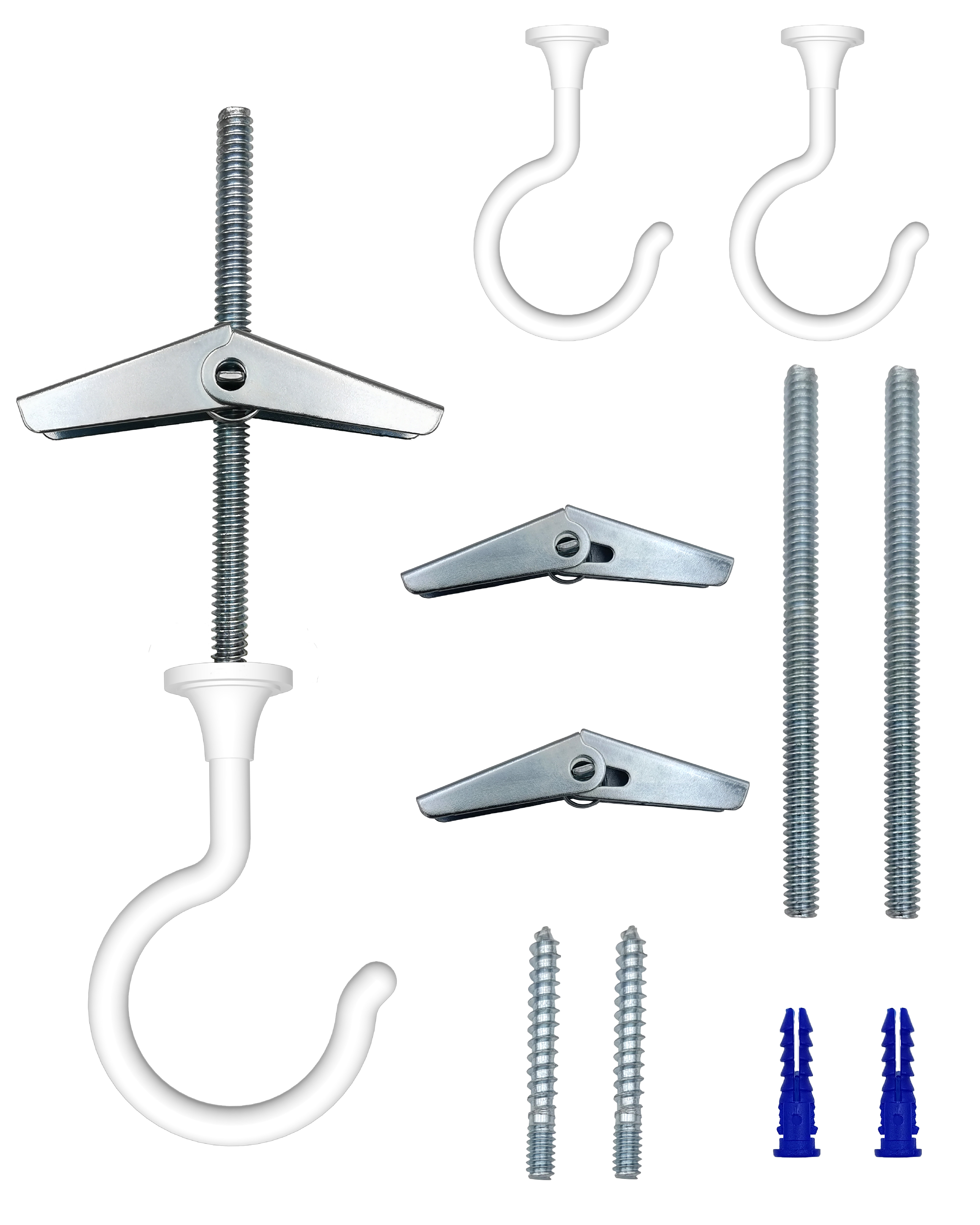 ClosetMaid 1770 Drywall Wall Clips, White, 1-Pack 48 Pieces - Walmart.com