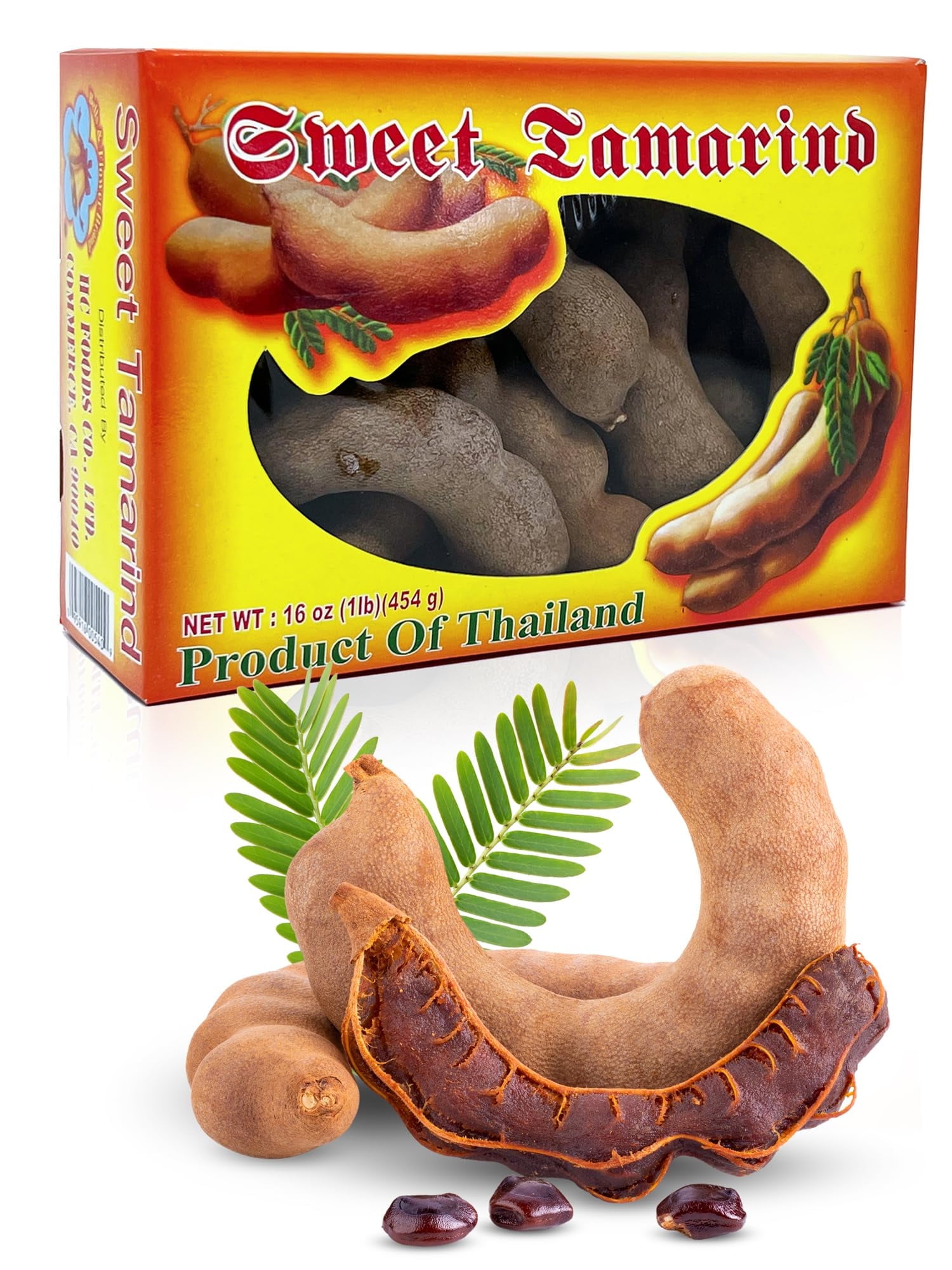 TAOindustry Large Sweet Tamarind Pods, Whole Fruit, Dried Tamarindo ...