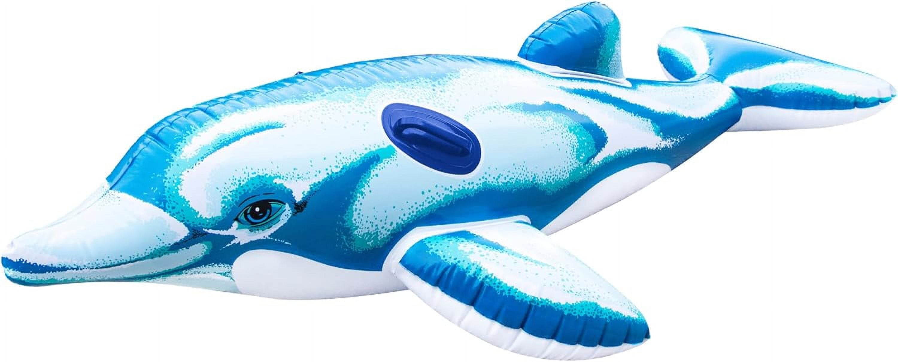 Large Swim Ring with Handles for Kids Adults,35 Inch Classic Striped ...