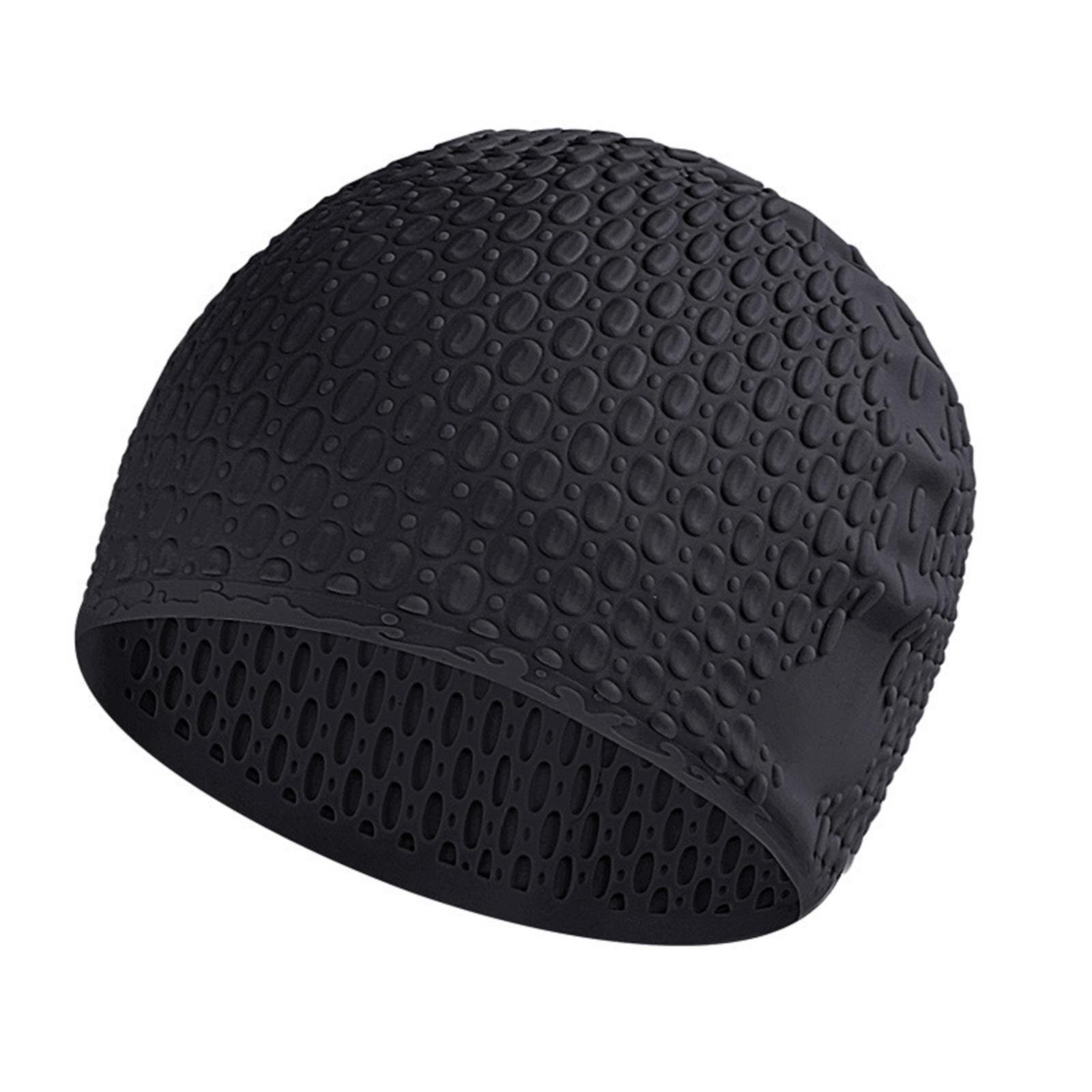 Large Swimming Cap Durable Silicone Waterproof Swimming Cap Ideal for ...