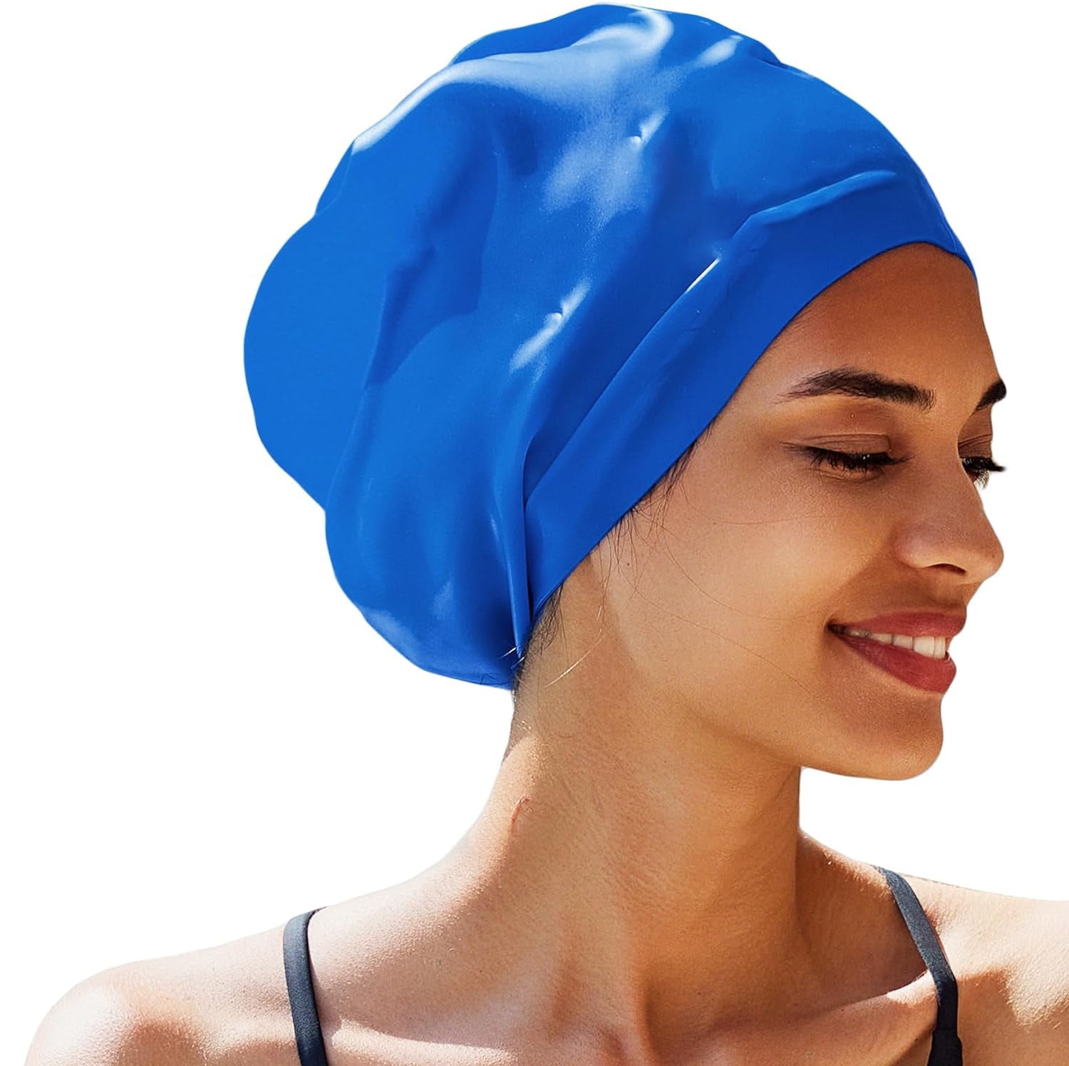 Large Swimming Cap, Suitable for Men and Women, Specially Designed ...