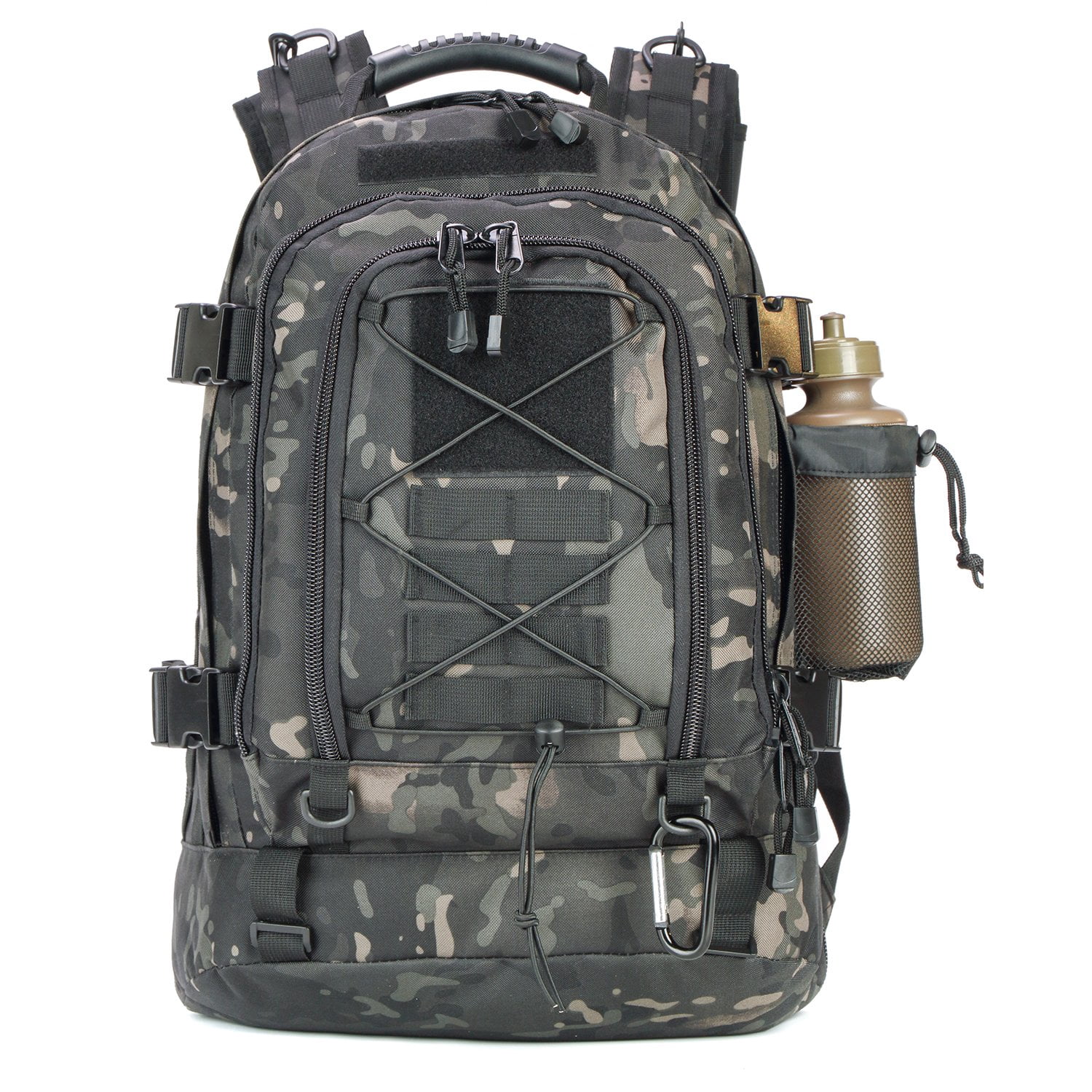 Large Tactical Backpack for Men Military Backpack with DIY System for ...