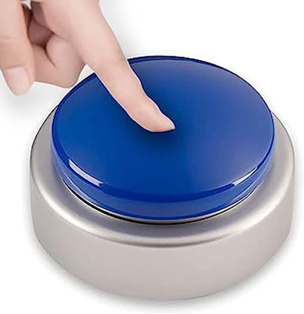 Large Talking Button Clock, Talking Alarm Clock Tells Time, Day and ...