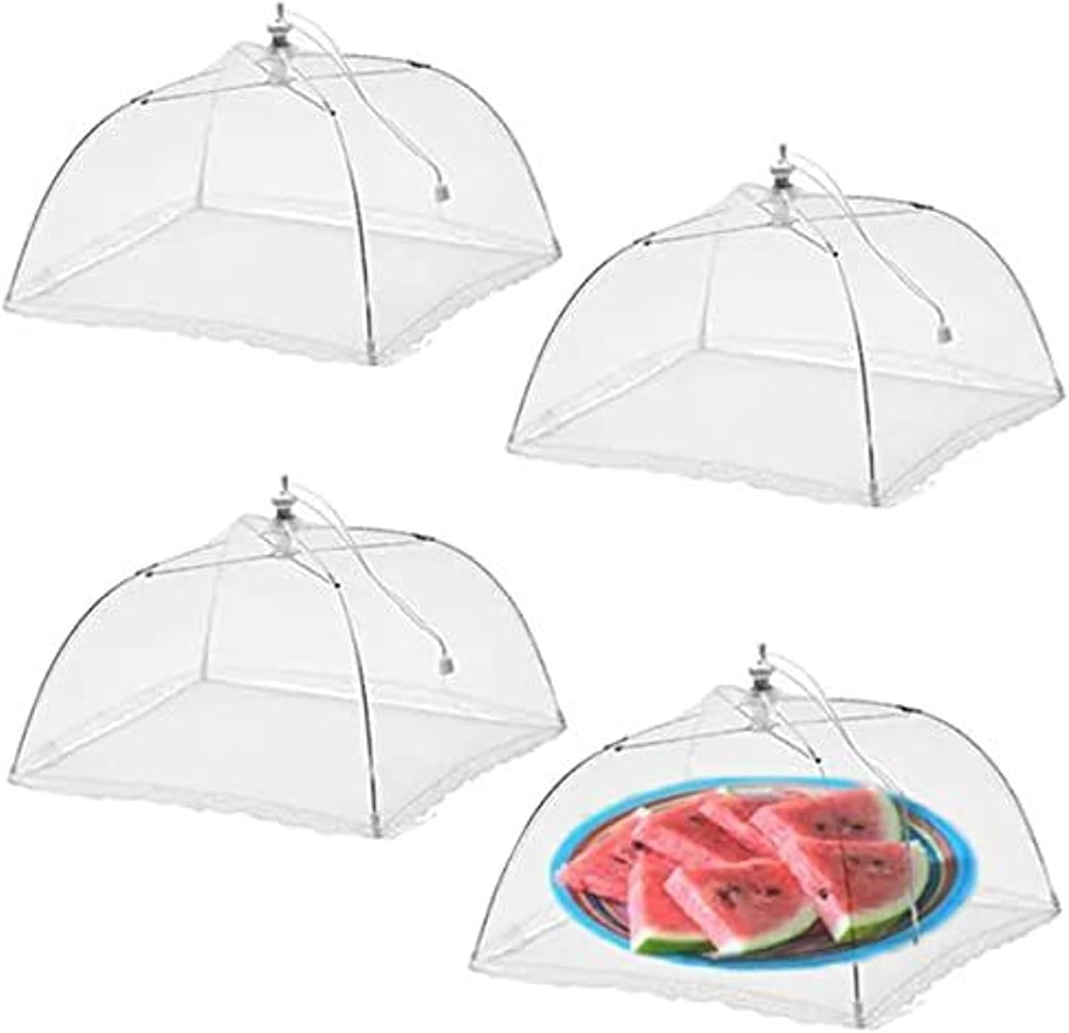 Large and Tall 17x17 Pop Up Mesh Food Covers - Umbrella Screen Tents ...