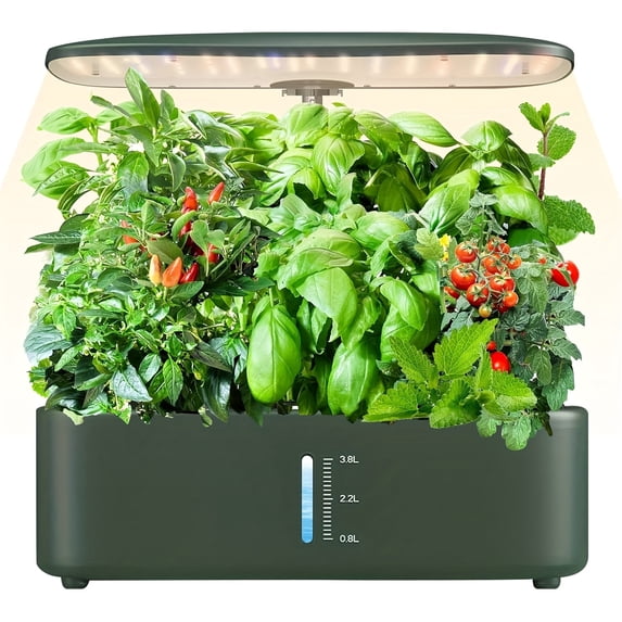 Large Tank Hydroponics Growing System 12 Pods, Herb Garden Kit Indoor ...
