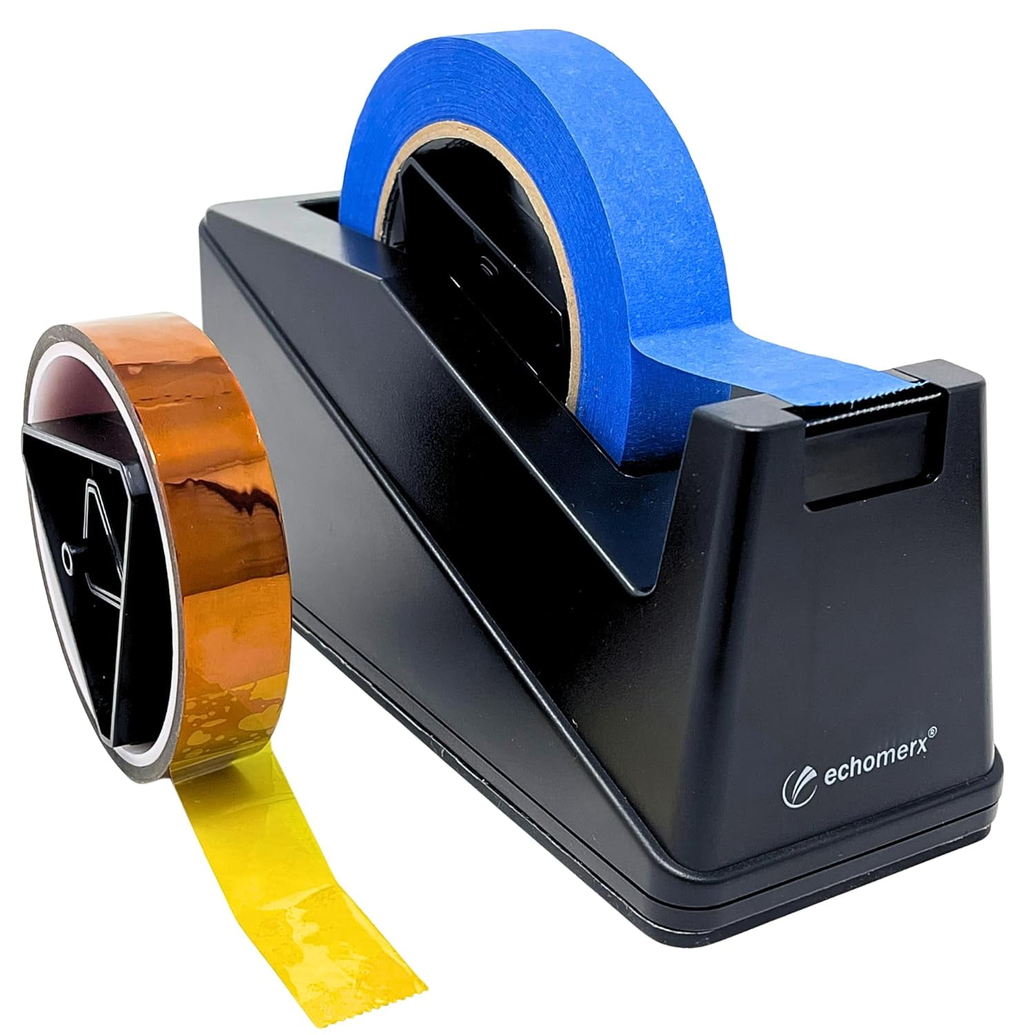 Large Tape Dispenser Heavy-Weighted - Best One-Handed for Masking ...