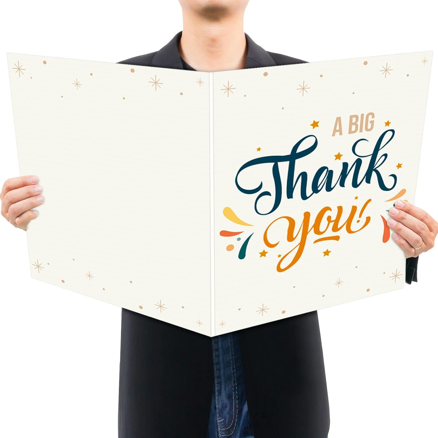 Large Thank You Cards Funny Jumbo Size Cards 22.05 x 33.71 Inches Large ...